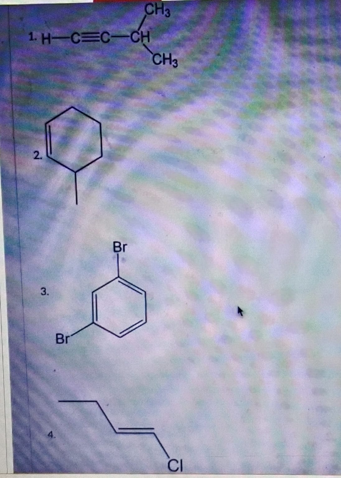 PROVIDE IUPAC NAME FOR STRUCTURE BELOW Provide IUPAC | Chegg.com
