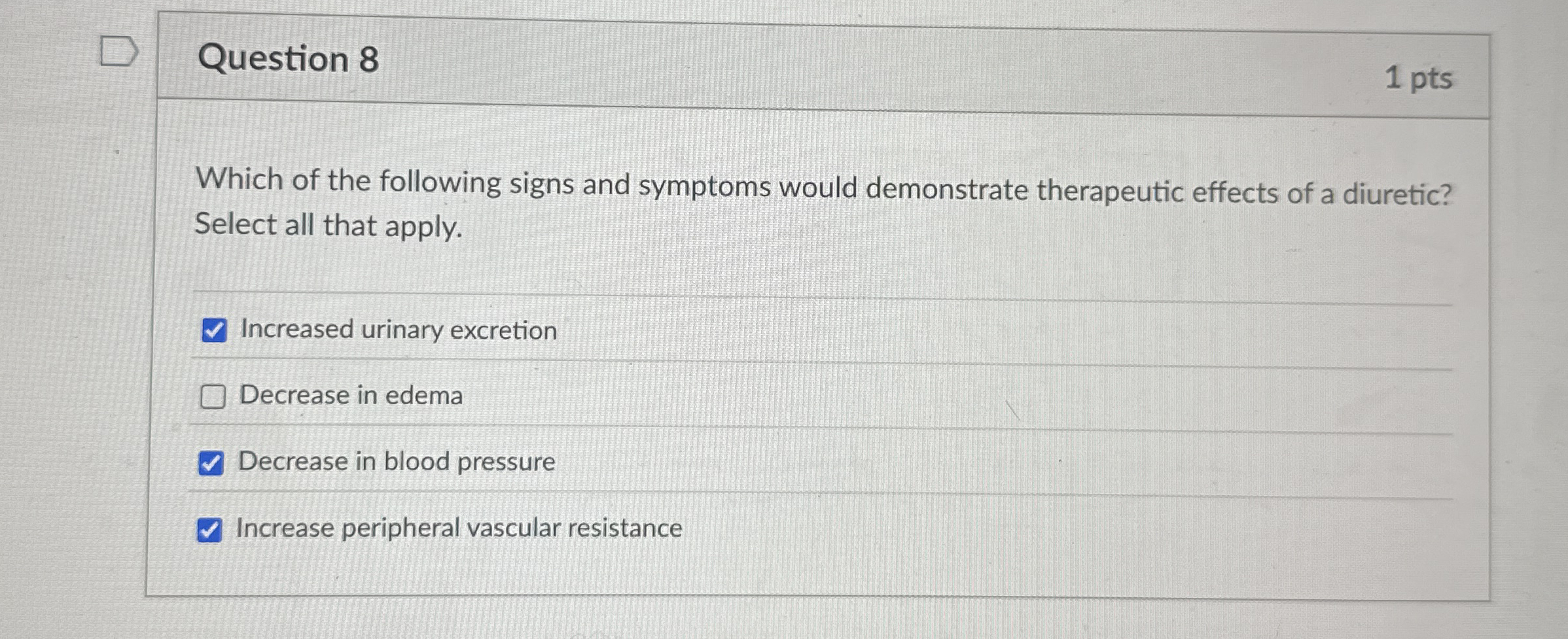 Solved Question 81 ﻿ptsWhich of the following signs and | Chegg.com