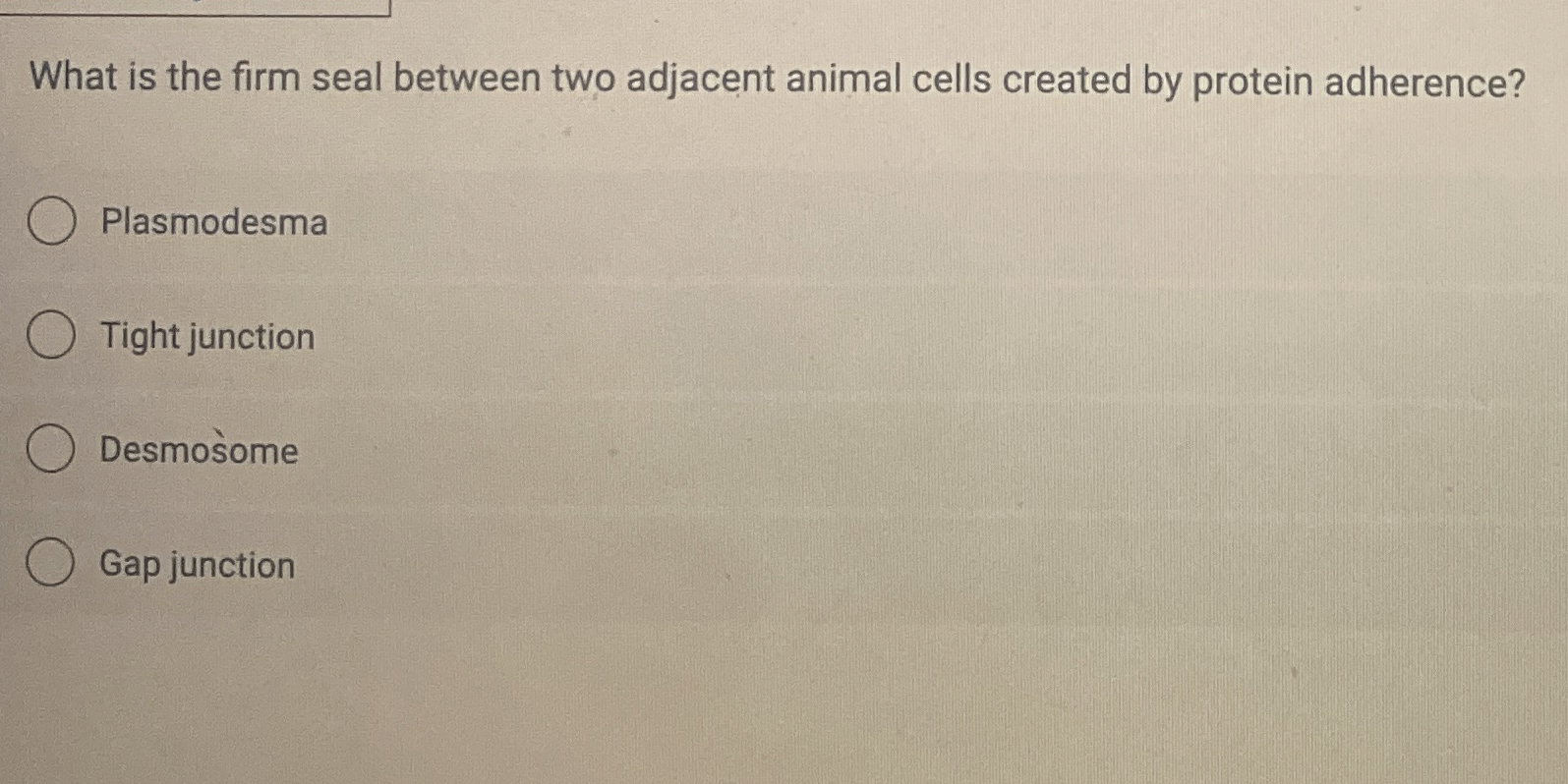 Solved What is the firm seal between two adjacent animal | Chegg.com