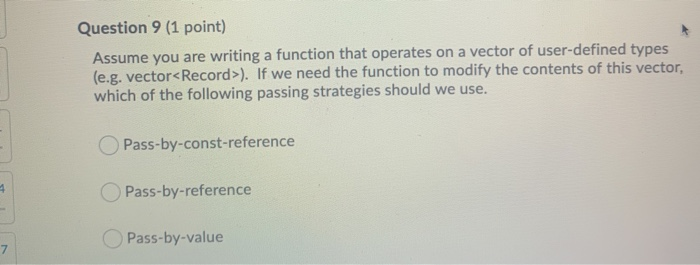 Solved Put the loops below in increasing order in terms of | Chegg.com