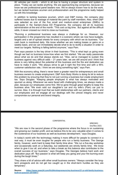 Solved Read the following case study and answer the | Chegg.com