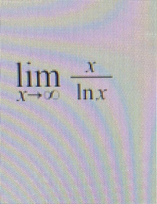 Solved lim r-70 Inr. | Chegg.com