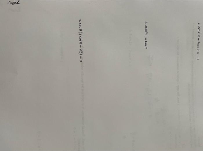 Solved For each, find all solutions. You need not list | Chegg.com