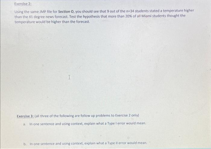 Solved Using the same JMP file for Section 0 , you should | Chegg.com