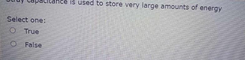 Solved Select one:TrueFalse | Chegg.com