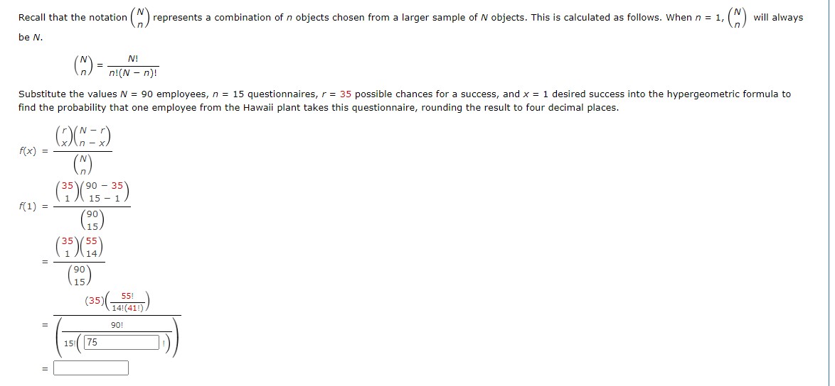 Solved Recall that the notation ([N],[n]) ﻿represents a | Chegg.com