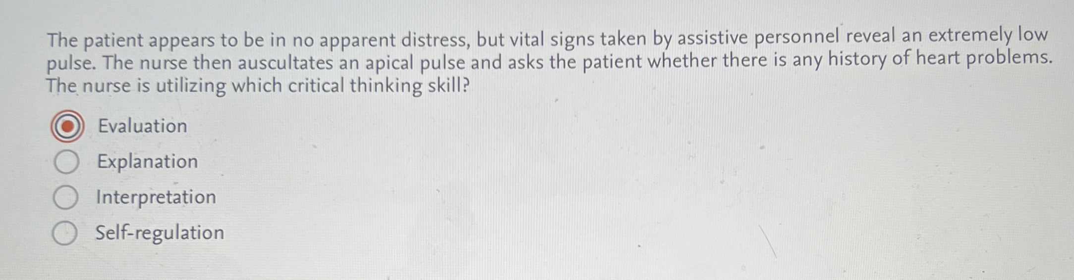 Solved The patient appears to be in no apparent distress, | Chegg.com