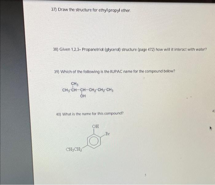 Solved 17) What is the IUPAC name for this alkane? 18) What | Chegg.com
