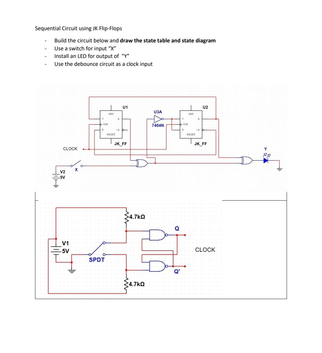 Solved Sequential Circuit using JK Flip-Flops - Build the | Chegg.com