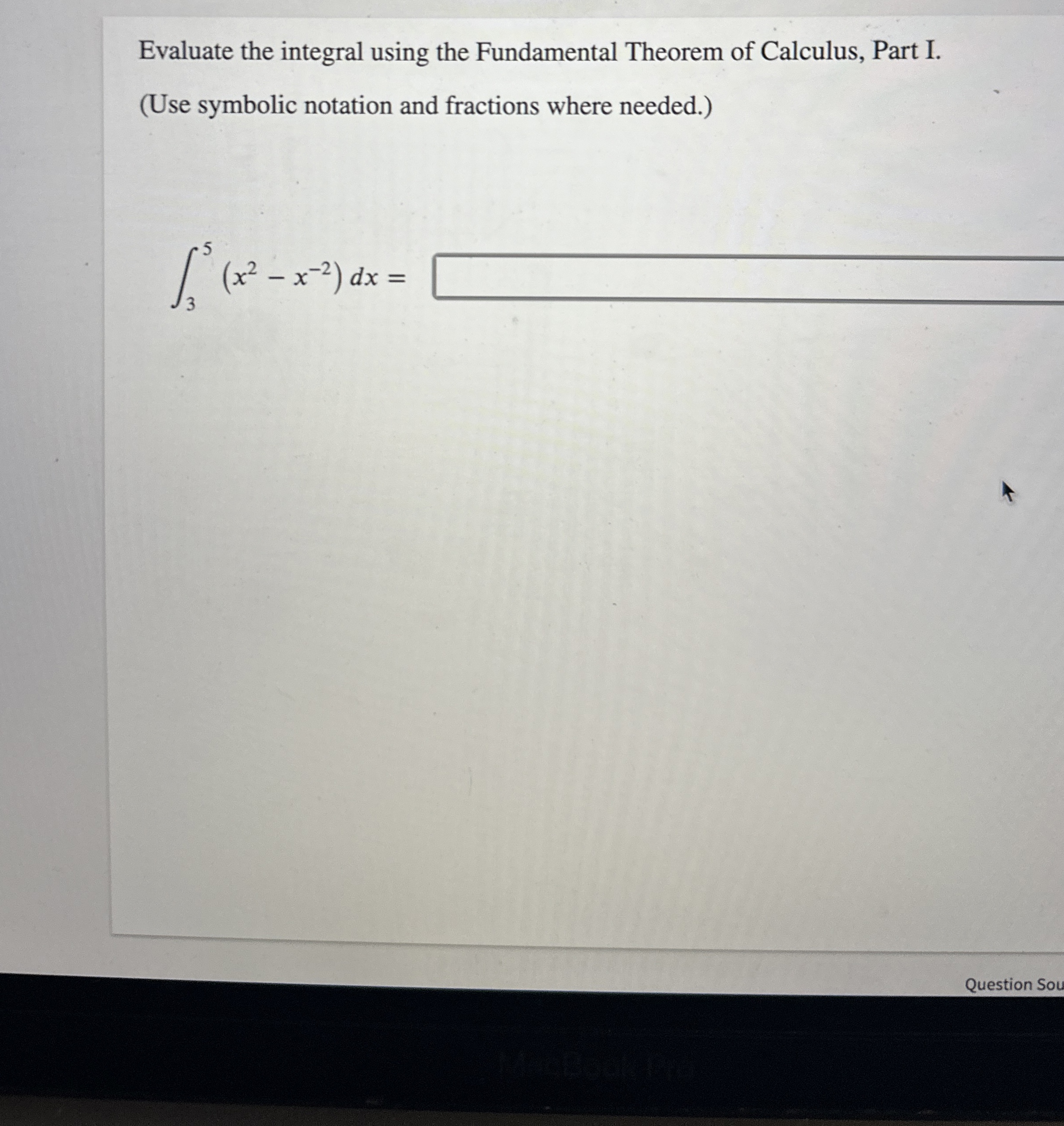 Solved Evaluate the integral using the Fundamental Theorem | Chegg.com