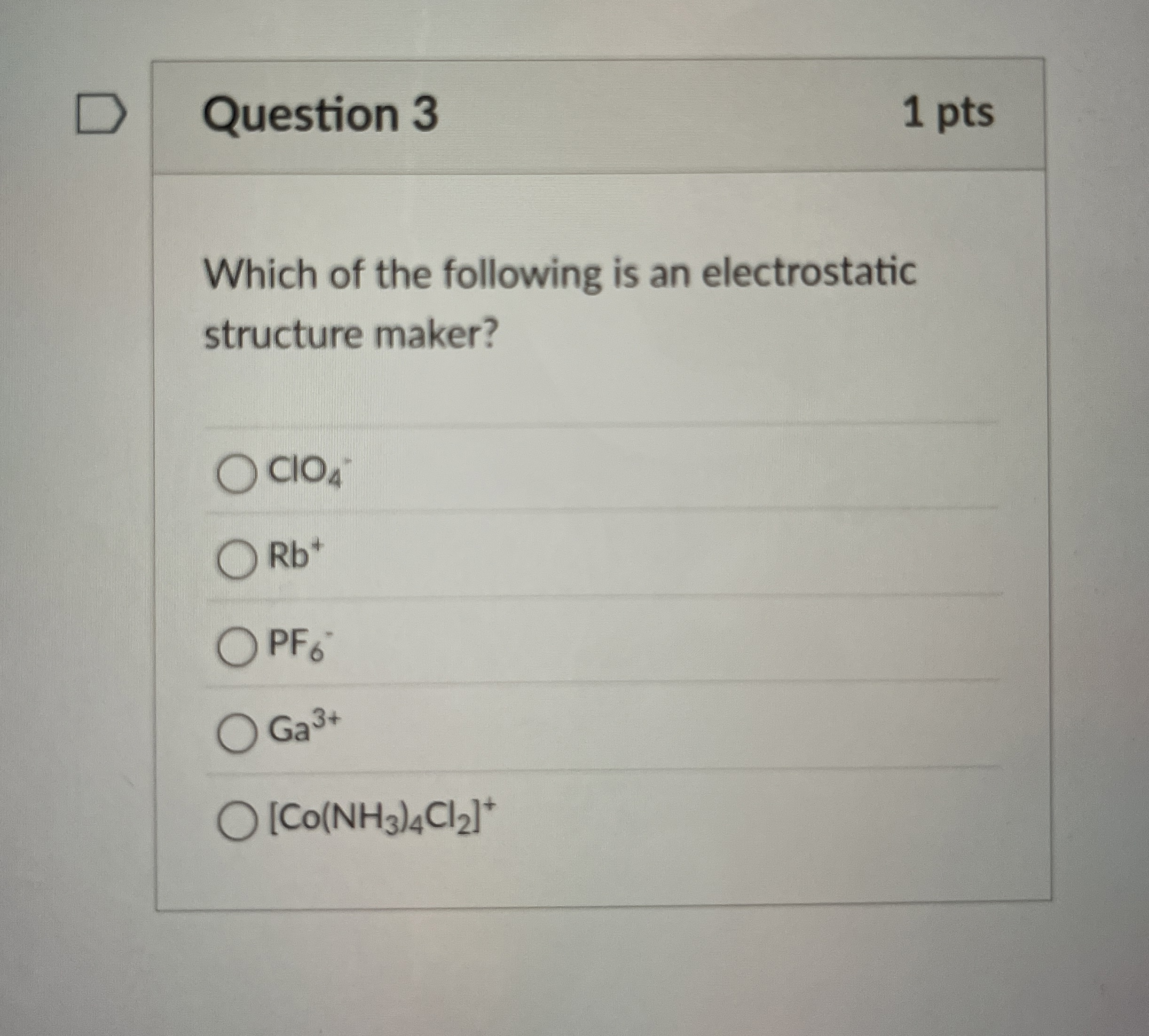 Solved Question 31 ﻿ptsWhich of the following is an | Chegg.com
