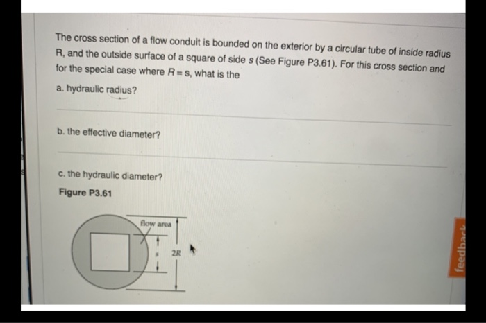 Solved The cross section of a flow conduit is bounded on the | Chegg.com