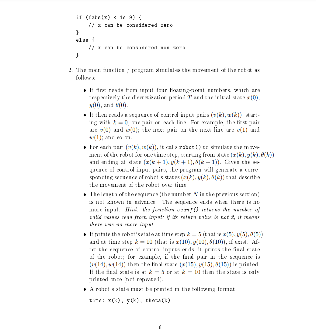 1 Simulation of Wheeled Robots 1.1 The Discrete-time | Chegg.com