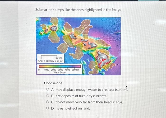 Solved Submarine slumps like the ones highlighted in the | Chegg.com