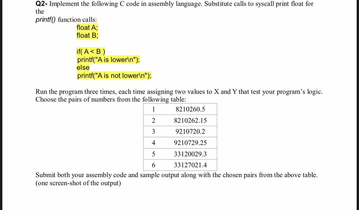 Q2- Implement the following C code in assembly | Chegg.com Q2- Implement the following C code in assembly | Chegg.com