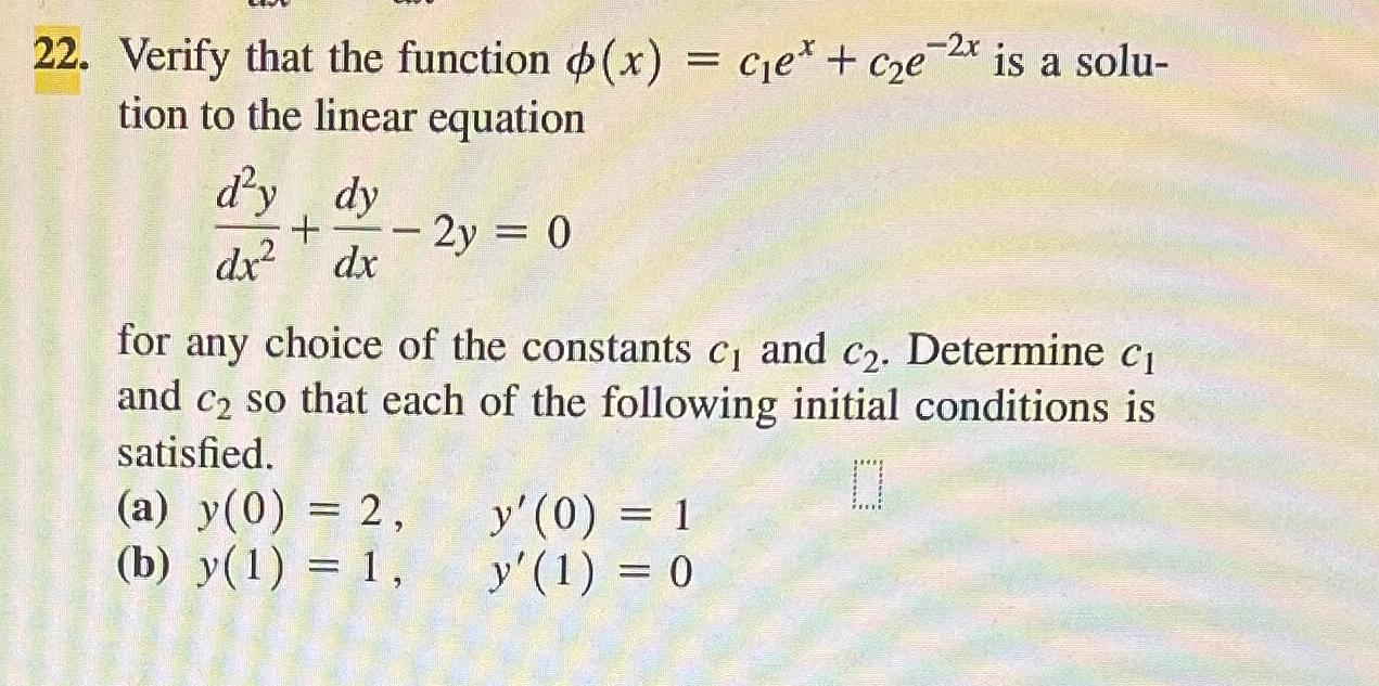 Solved Verify that the function \\\\phi | Chegg.com