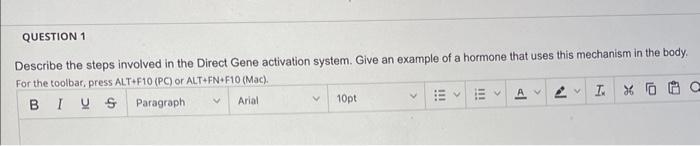 Solved Describe the steps involved in the Direct Gene | Chegg.com