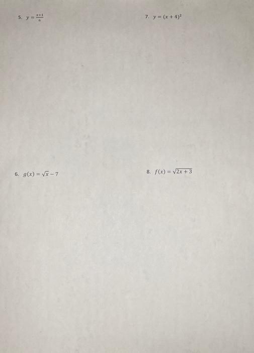 Solved Finding Inverses Algebraically Practice Find the | Chegg.com