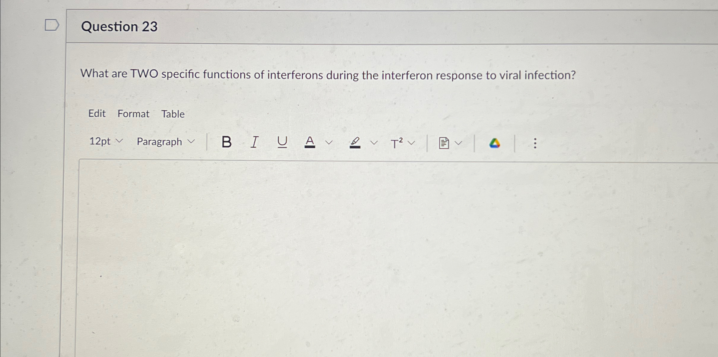 Solved Question 23What are TWO specific functions of | Chegg.com