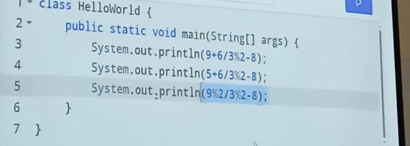 Solved class Helloworld {public static void main(String[] | Chegg.com