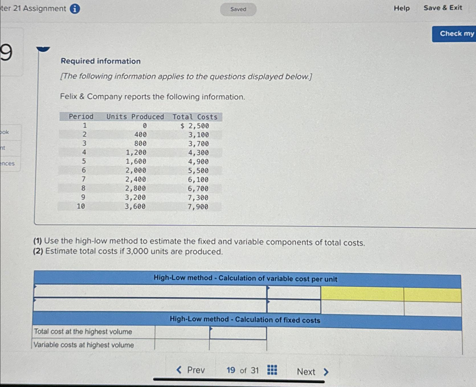 Solved ter 21 ﻿AssignmentSavedHelpSave & ExitRequired | Chegg.com