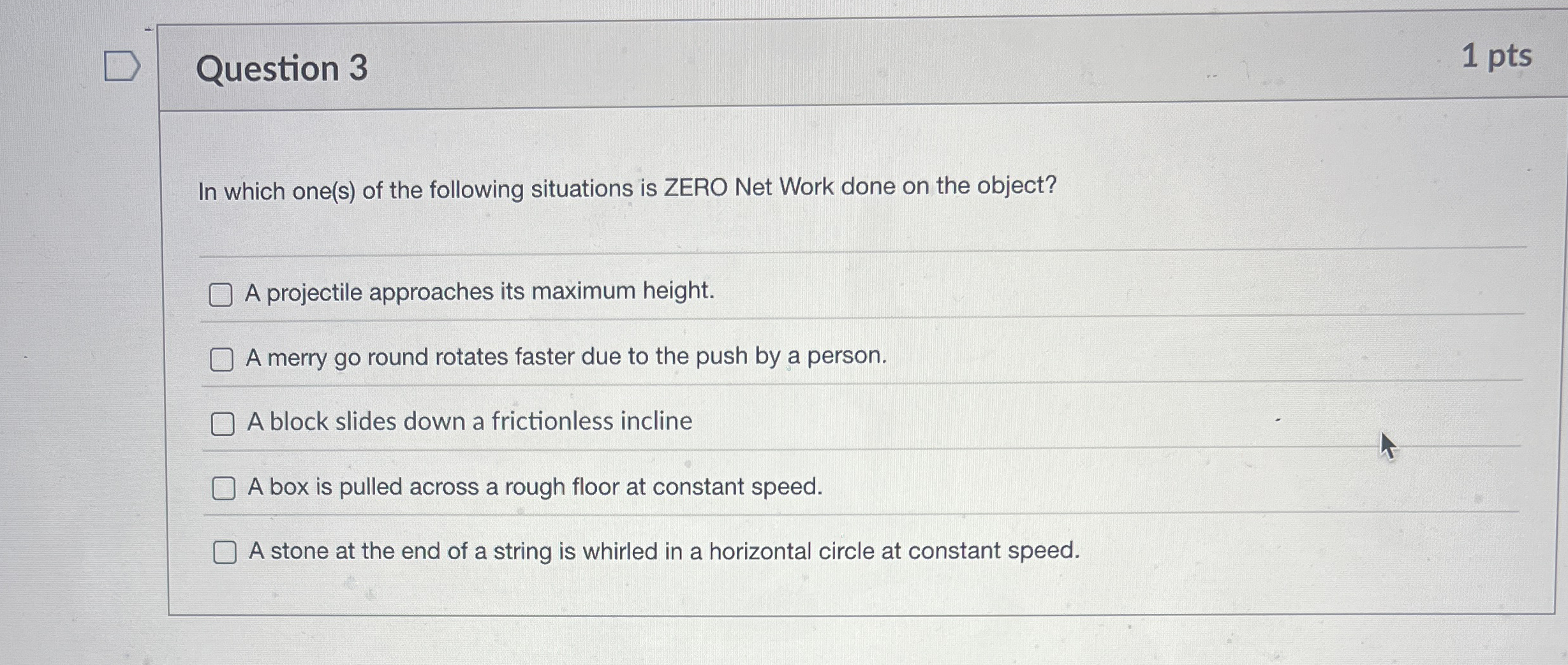 Solved Question 3In which one(s) ﻿of the following | Chegg.com