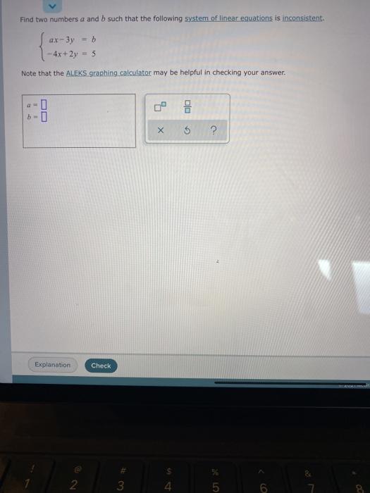 Solved Find two numbers a and b such that the following | Chegg.com