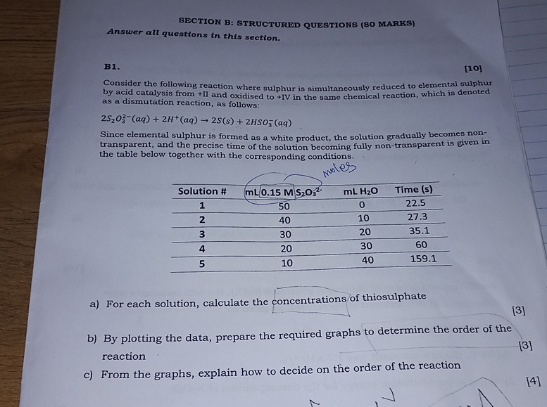 Solved SECTION B: STRUCTURED QUESTIONS (80 ﻿MARKS)Answer all | Chegg.com