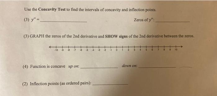 Solved Use the Concavity Test to find the intervals of | Chegg.com