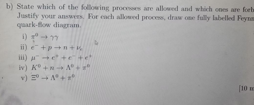 Solved b) ﻿State which of the following processes are | Chegg.com