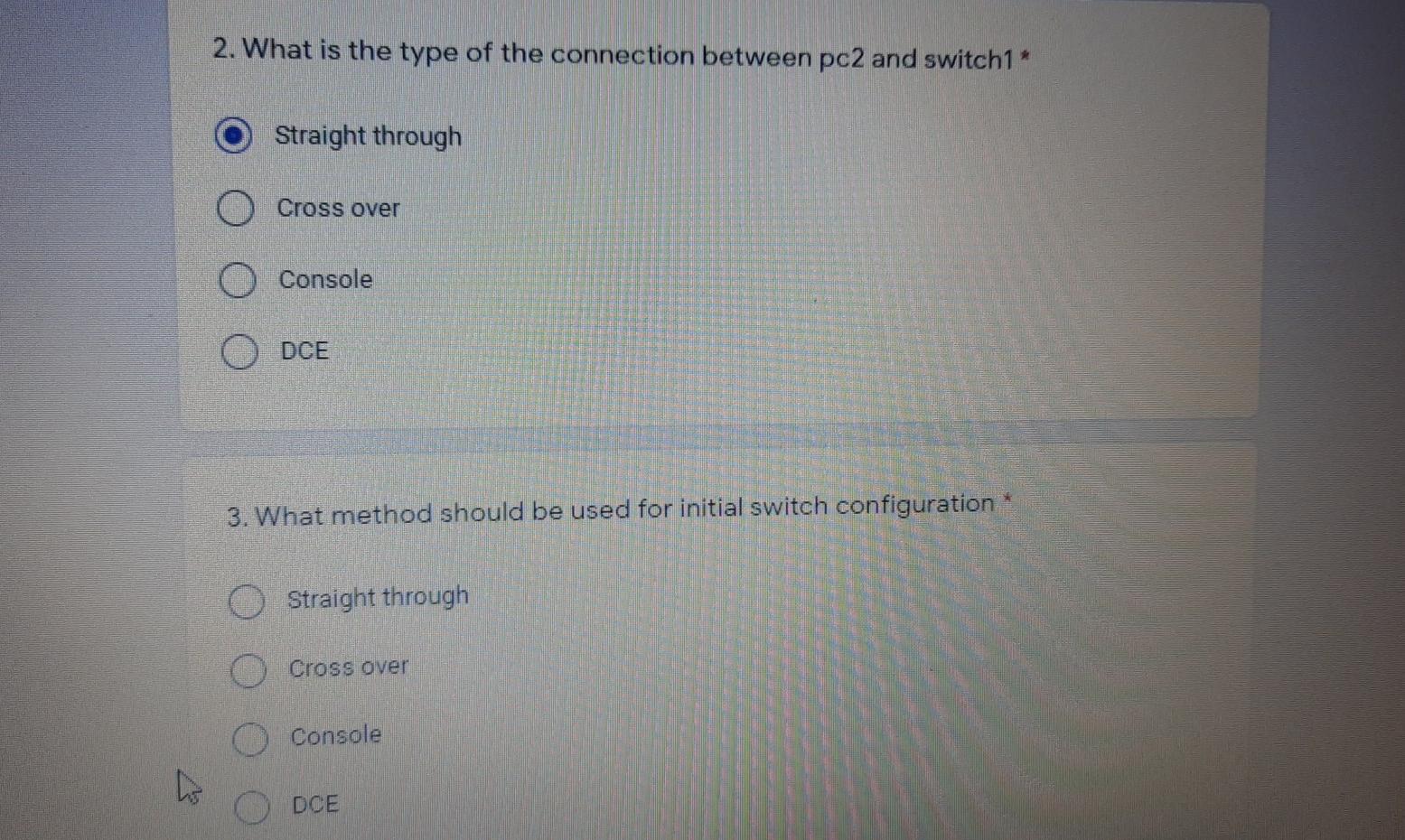 Solved 2. What is the type of the connection between pc2 and | Chegg.com