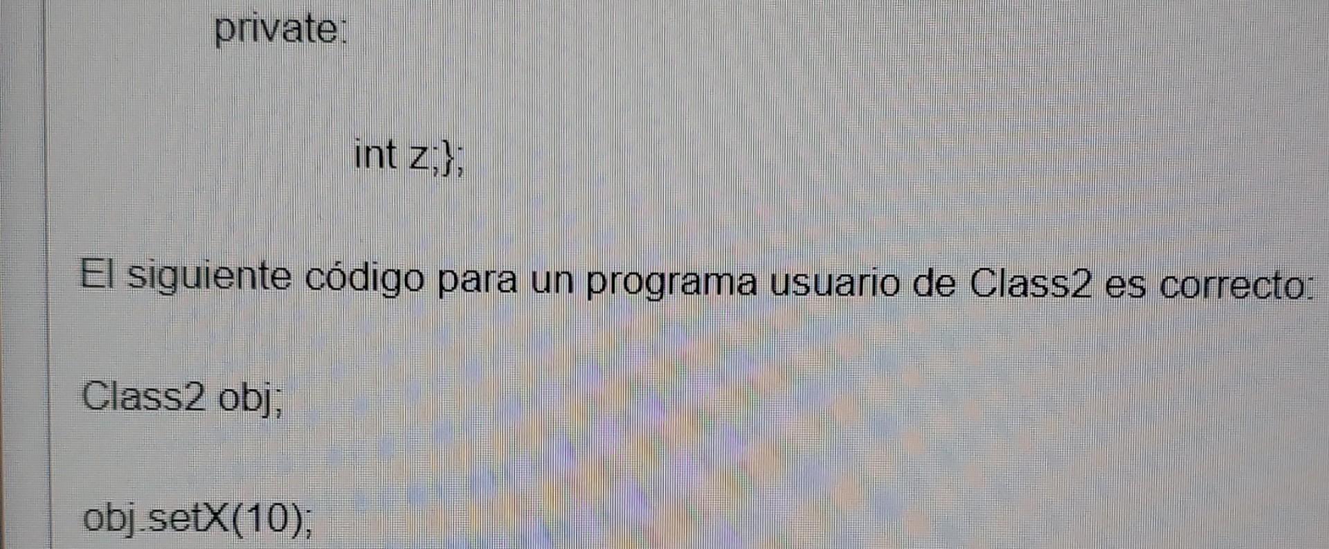 Solved class Class1\{ public: Class1(); int getX(); int getY | Chegg.com
