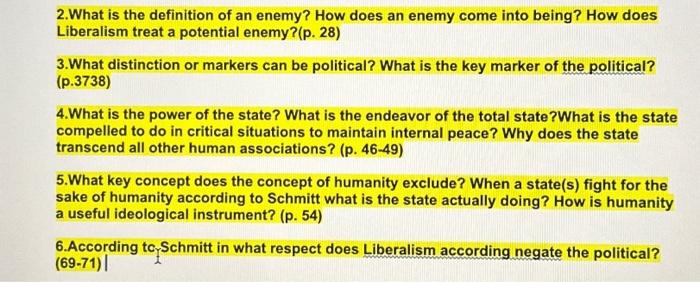 2.What is the definition of an enemy? How does an | Chegg.com
