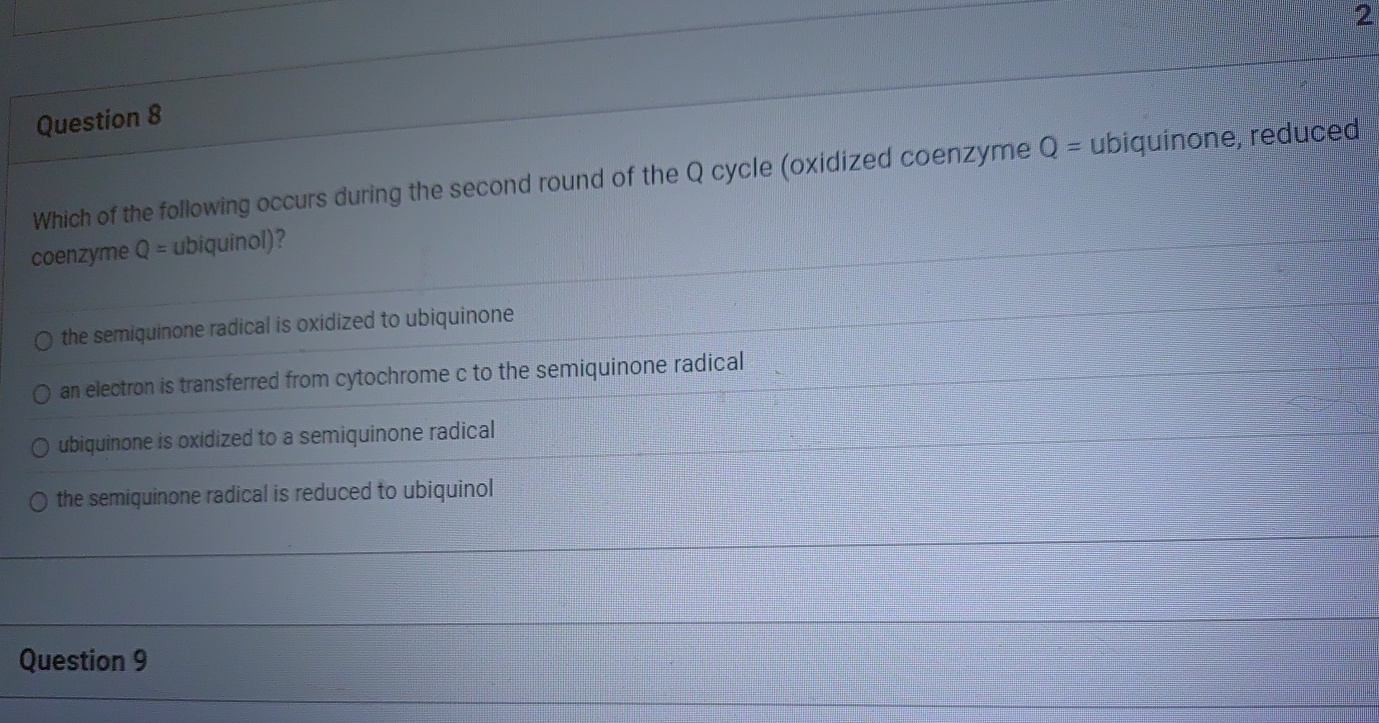 Solved Question 8Which of the following occurs during the | Chegg.com