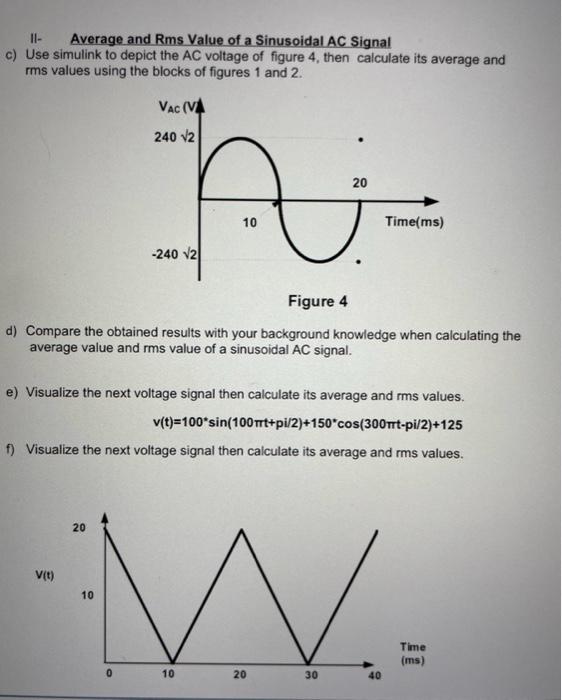 Solved a) Use simulink to depict the DC voltage of figure 3 | Chegg.com