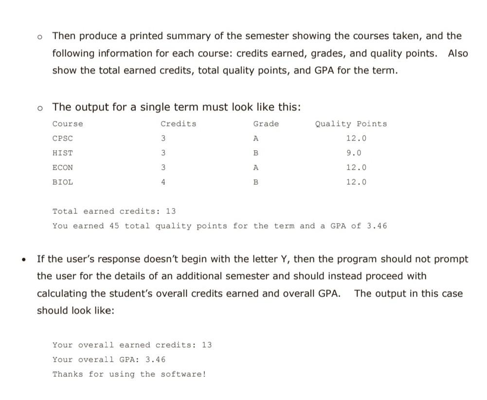 Solved Assignment: It's the end of the semester and most | Chegg.com