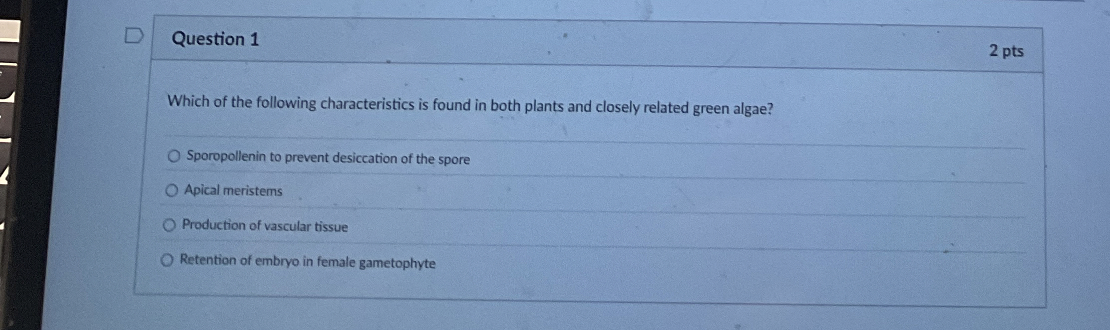 Solved Question 12 ﻿ptsWhich of the following | Chegg.com