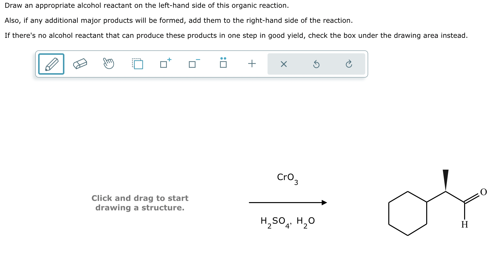 Solved Draw an appropriate alcohol reactant on the left-hand | Chegg.com