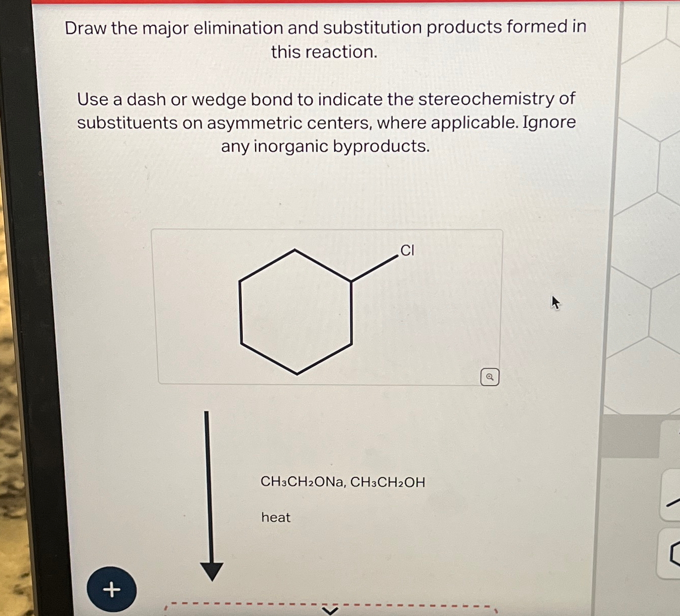 Solved Draw the major elimination and substitution products | Chegg.com