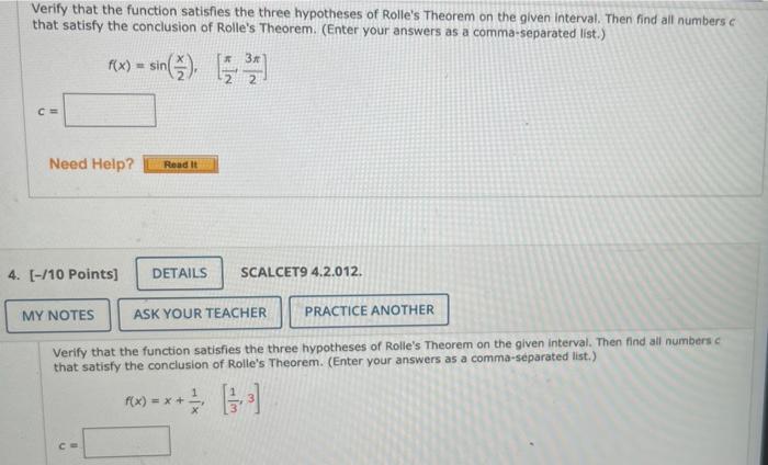 Solved Verify that the function satisfies the three | Chegg.com