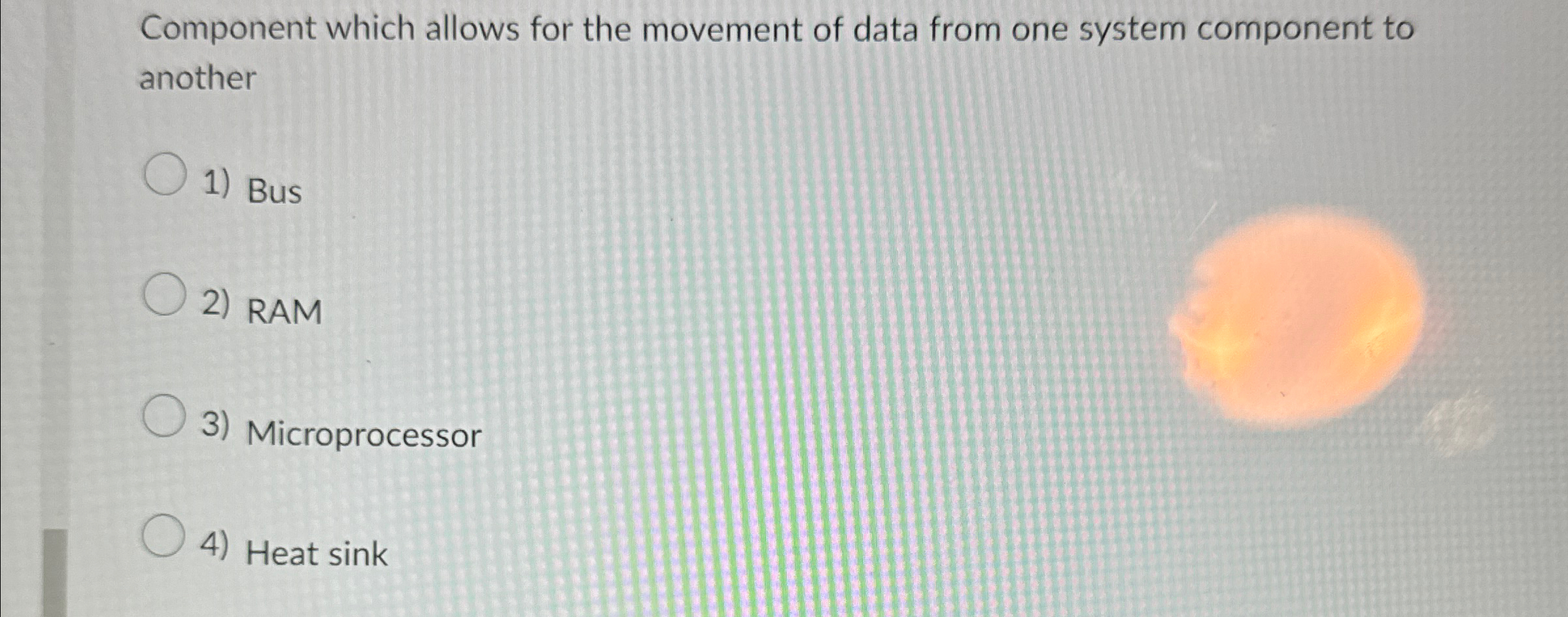 Solved Component which allows for the movement of data from | Chegg.com