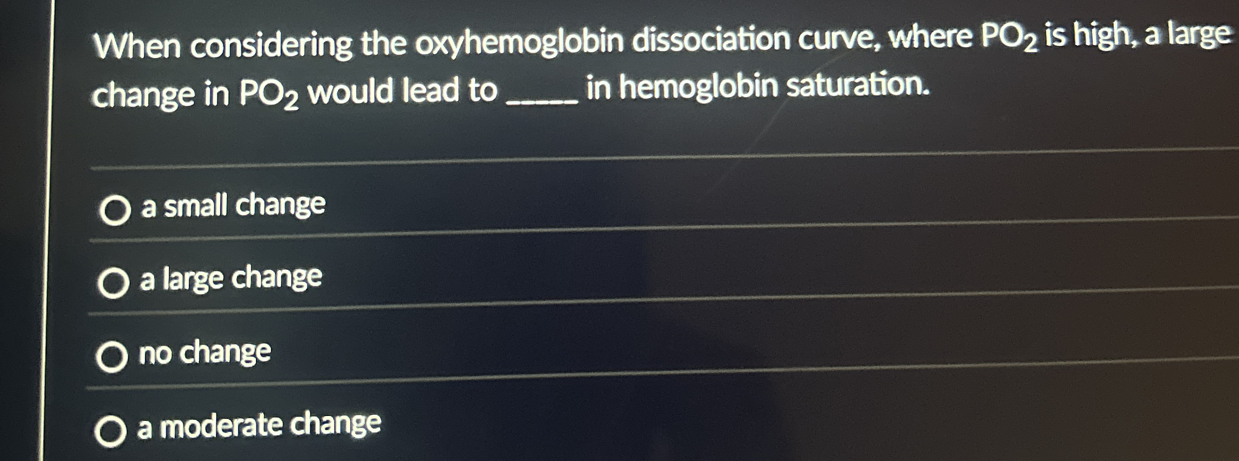 Solved When considering the oxyhemoglobin dissociation | Chegg.com