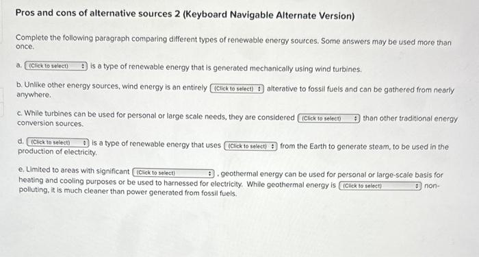 Solved Pros and cons of alternative sources 2 (Keyboard | Chegg.com