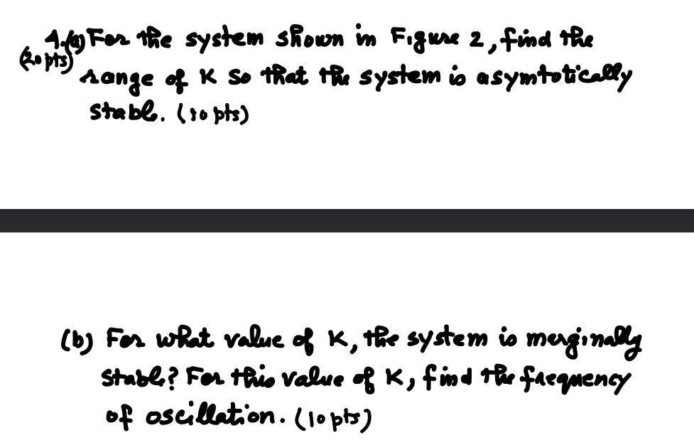 4.(9) ﻿For the system shown in Figure 2 , ﻿find | Chegg.com