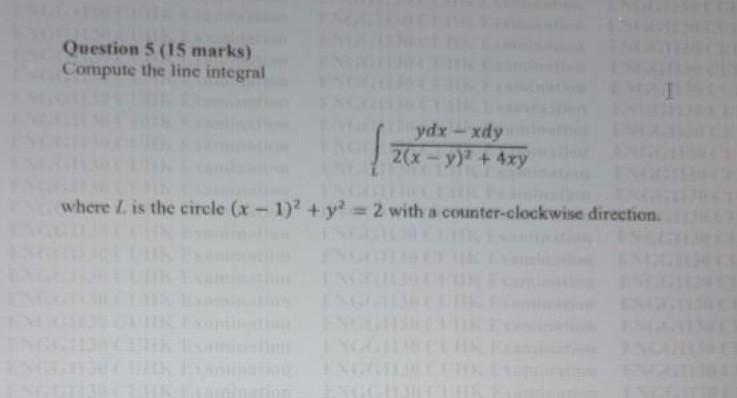 Solved Question 6 (15 marks) Compute the following surface | Chegg.com
