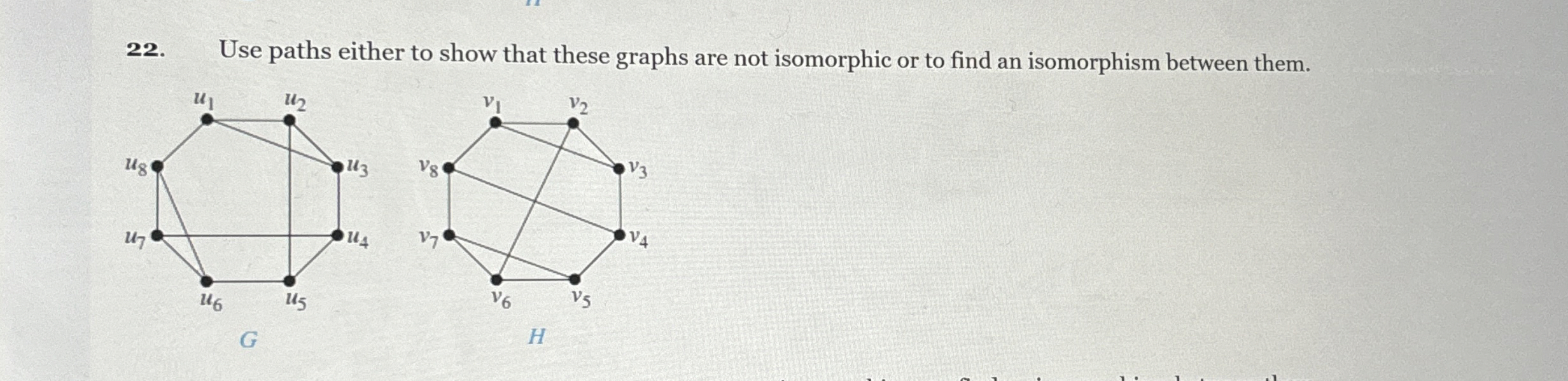 Solved by an EXPERT Use paths either to show that these graphs are not | Chegg.com