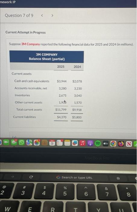 Solved Current Attempt in Progress Suppose 3M Company | Chegg.com
