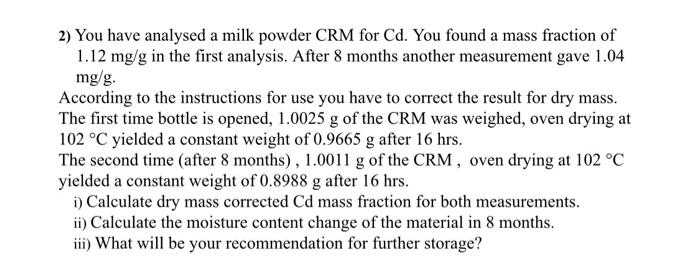 Solved 1) A laboratory reports 4 replicate measurements of a | Chegg.com