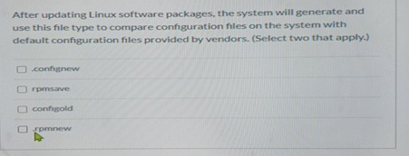 Solved After updating Linux software packages, the system | Chegg.com