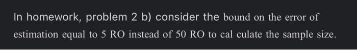In homework 1, problem number 2, stratum size is | Chegg.com